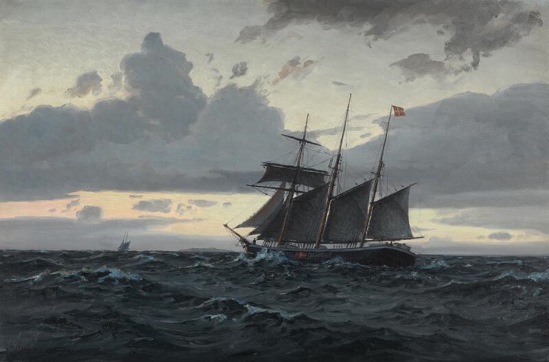 Christian Benjamin Olsen | View over the roofs | MutualArt