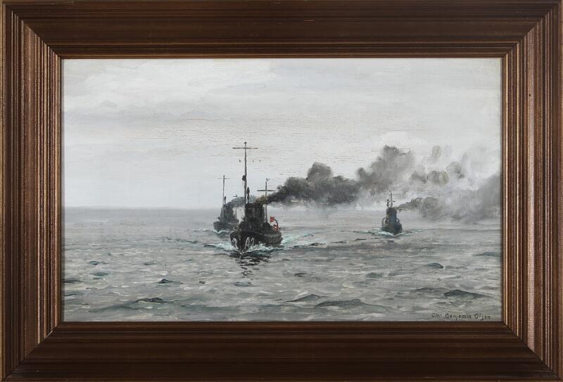 Christian Benjamin Olsen | Paa vagt for Danmark | MutualArt