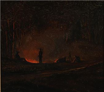 Niels Simonsen | A Danish hussar and guard (1851) | MutualArt