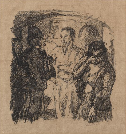 Max Beckmann | Christus und die Sünderin from Sechs Lithographien zum ...