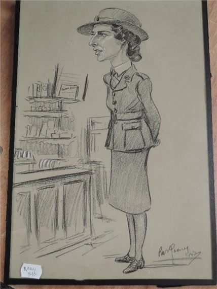 Pat Rooney | military lady | MutualArt