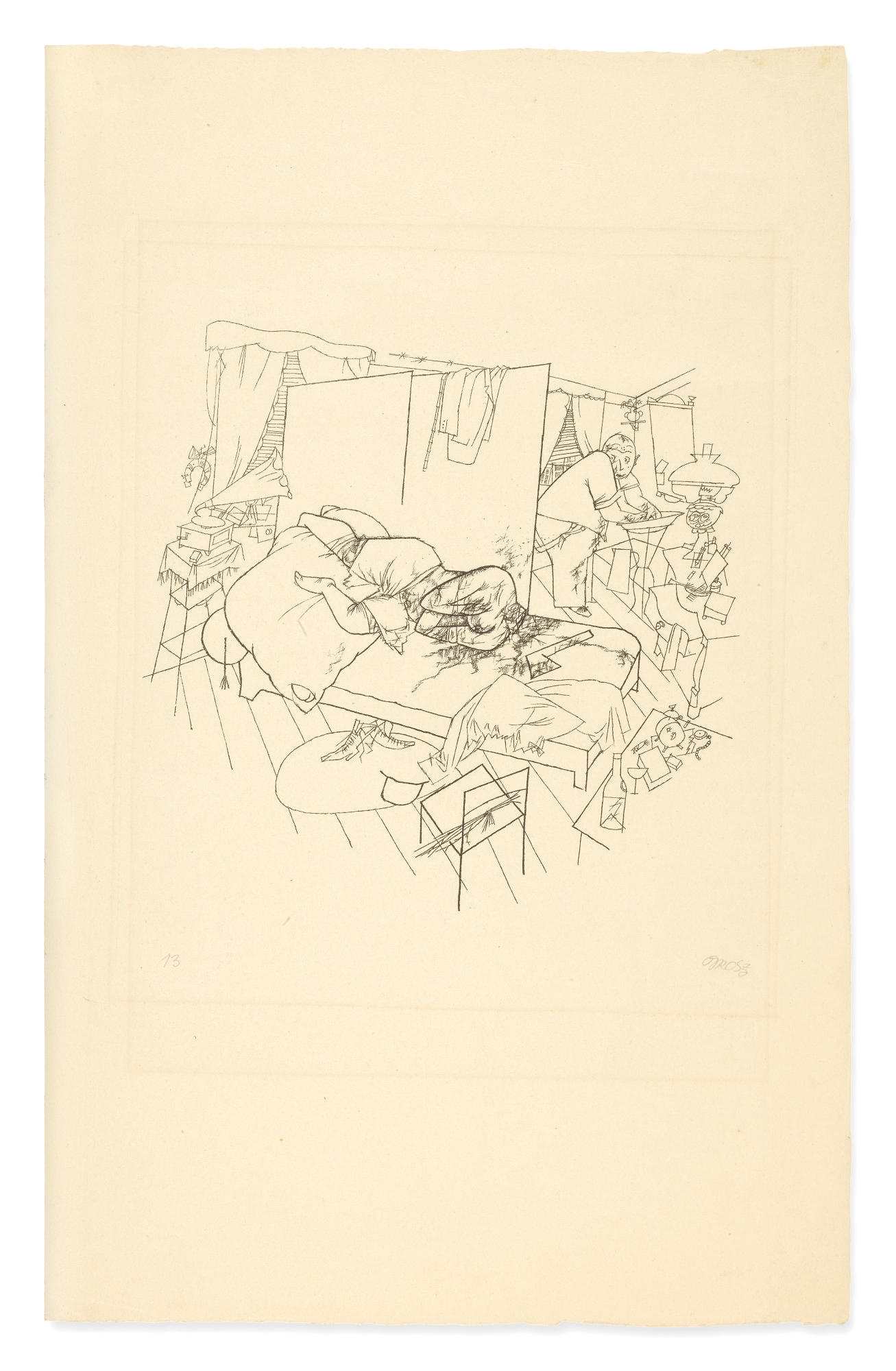 George Grosz | Five prints | MutualArt