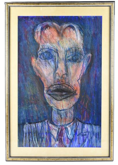 Arthur Berry | portrait of a male figure wearing a shirt and tie (8 ...