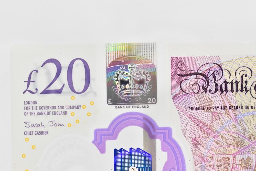 Graham Short | a unique hand engraved Bank of England 20 note | MutualArt