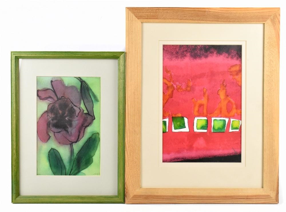 Elda Abramson | abstract study and study of a flower | MutualArt