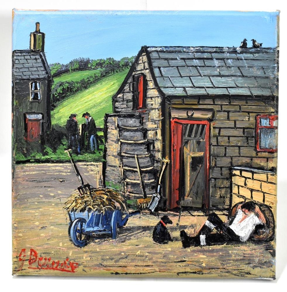 James Downie | farm scene | MutualArt