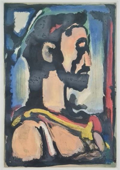 Georges Rouault | Christ in profile | MutualArt