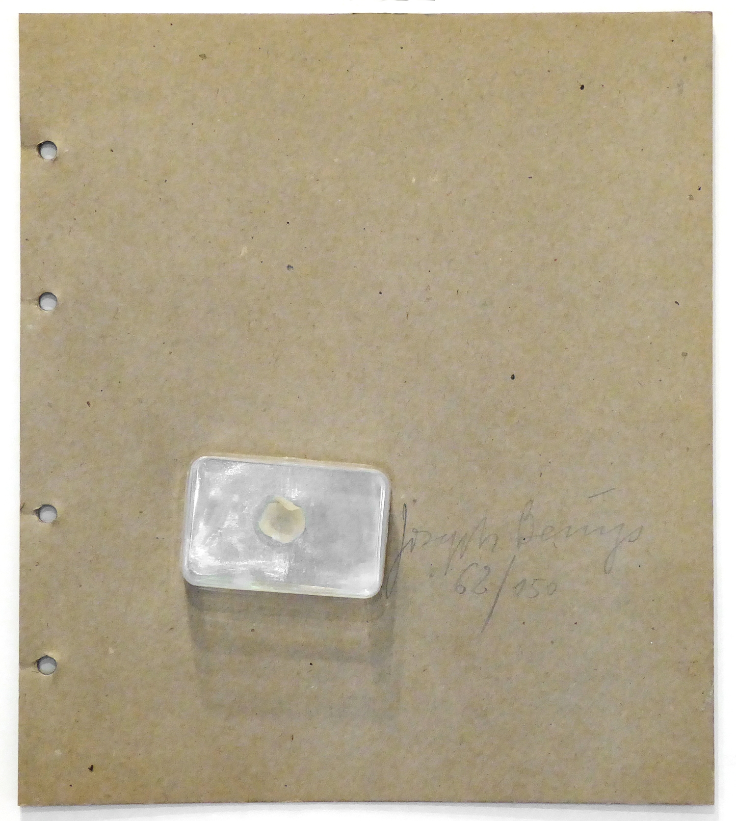 Joseph Beuys | Fingernagelabdruck aus gehärteter Butter (1971) | MutualArt