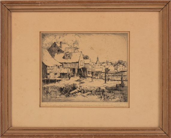 Carl John David Nordell | Fishing Houses at Rockport, | MutualArt