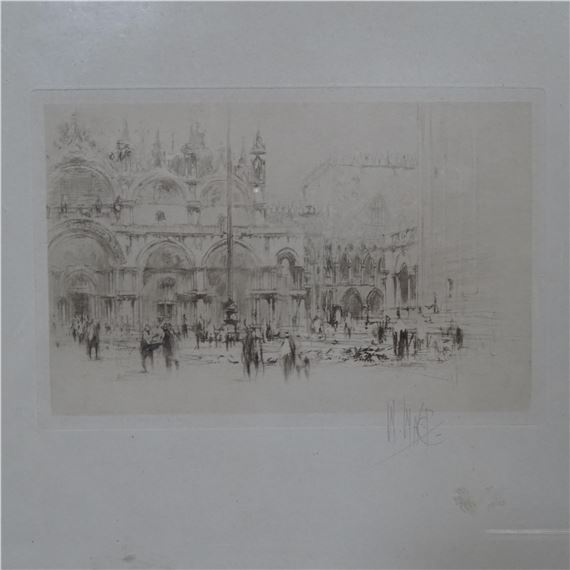 William Walcot | buildings in Venice (1953) | MutualArt