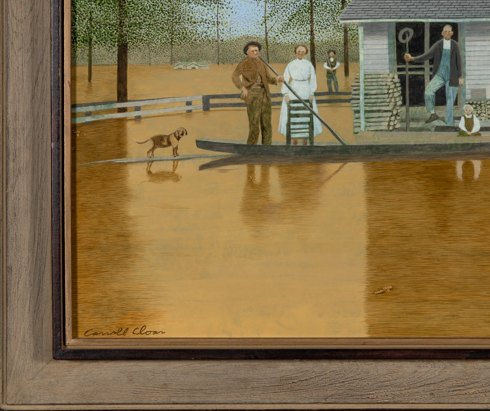Carroll Cloar | The Overflow (1968) | MutualArt