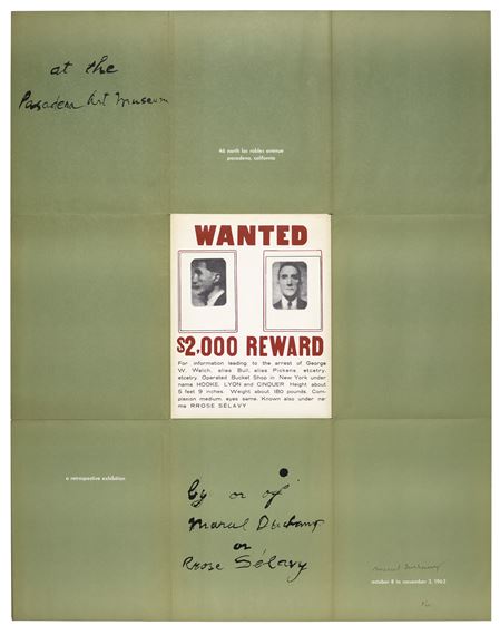 Marcel Duchamp | A Poster within a Poster (1963) | MutualArt