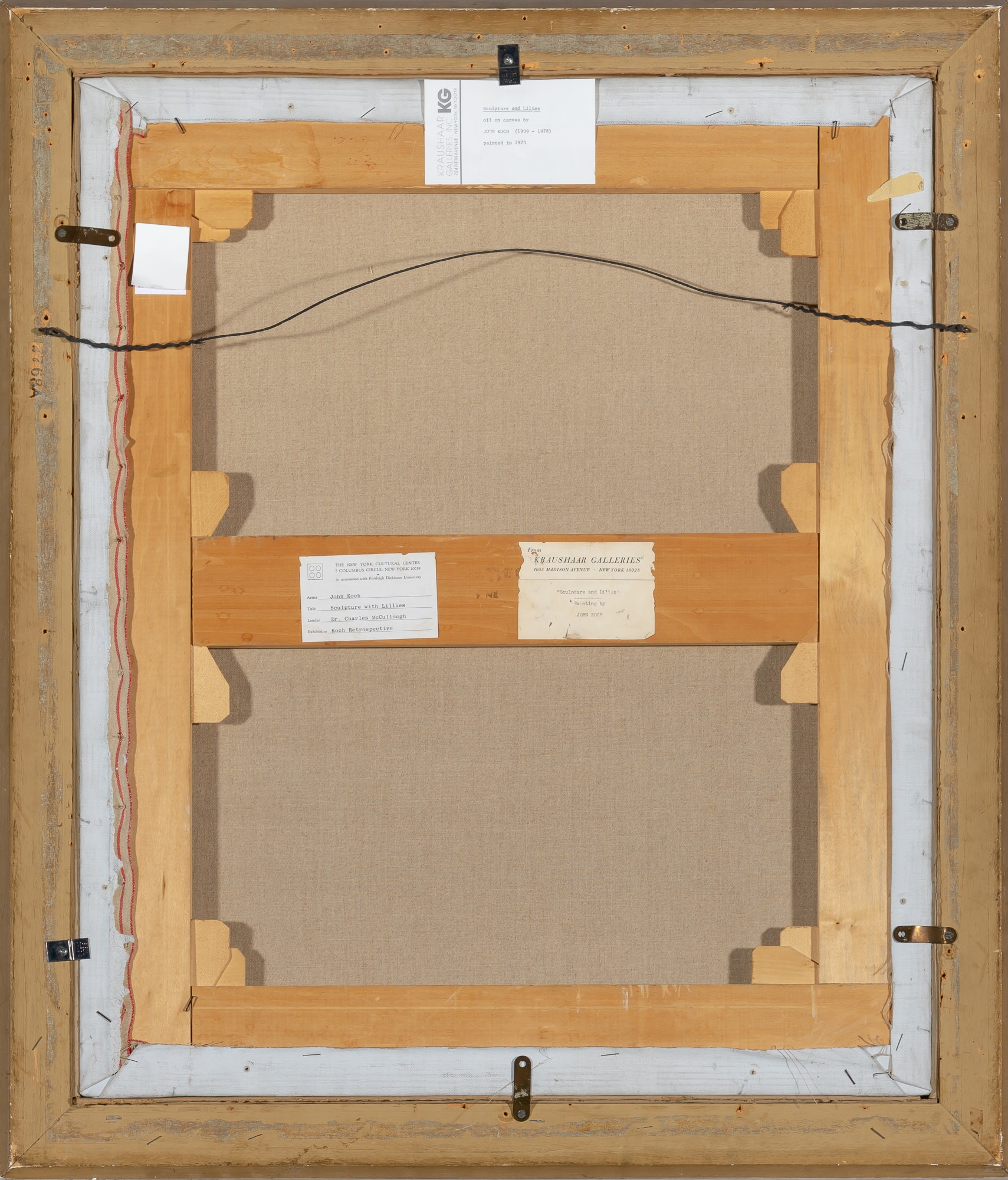 John Koch | Sculpture and Lilies | MutualArt