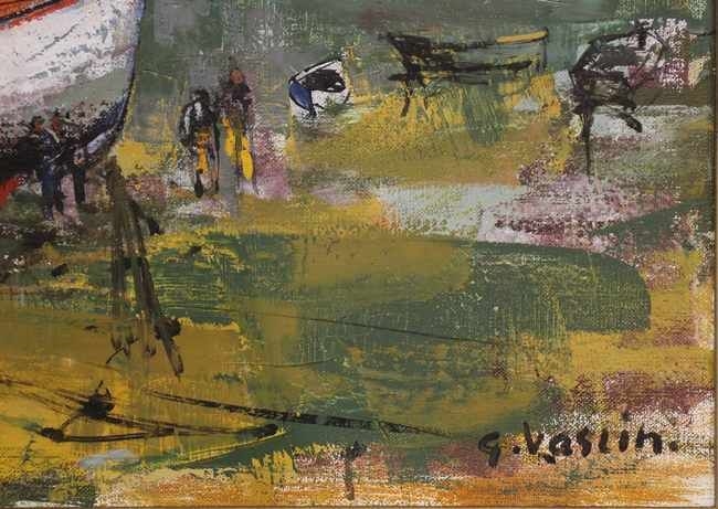 Georges Vaslin | Georges VASLIN (né le 1921) Le Guilvinec | MutualArt