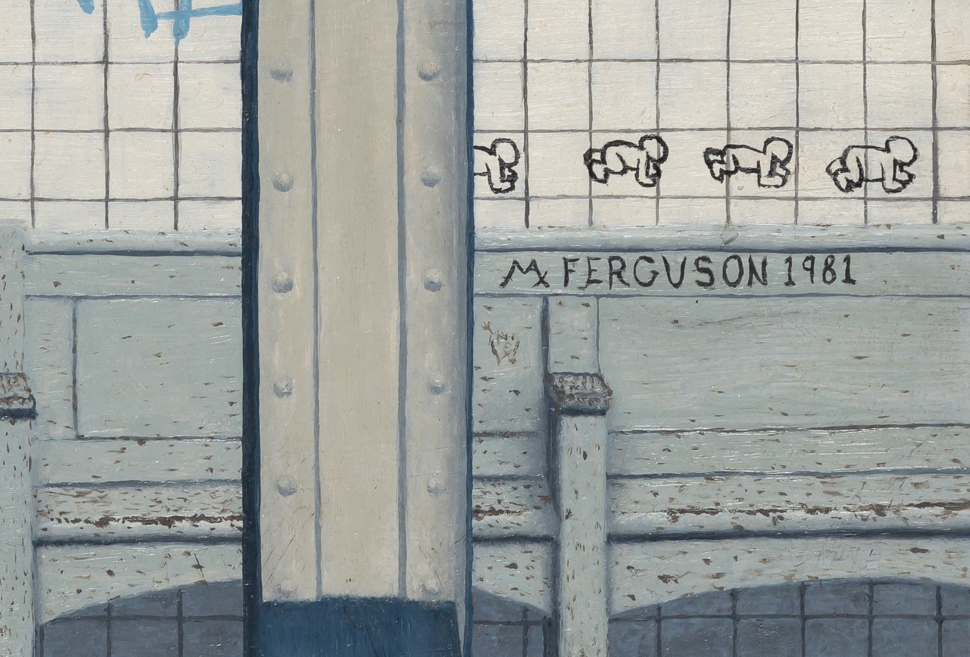 Max Ferguson | Untitled (New York Subway Platform) (1981) | MutualArt
