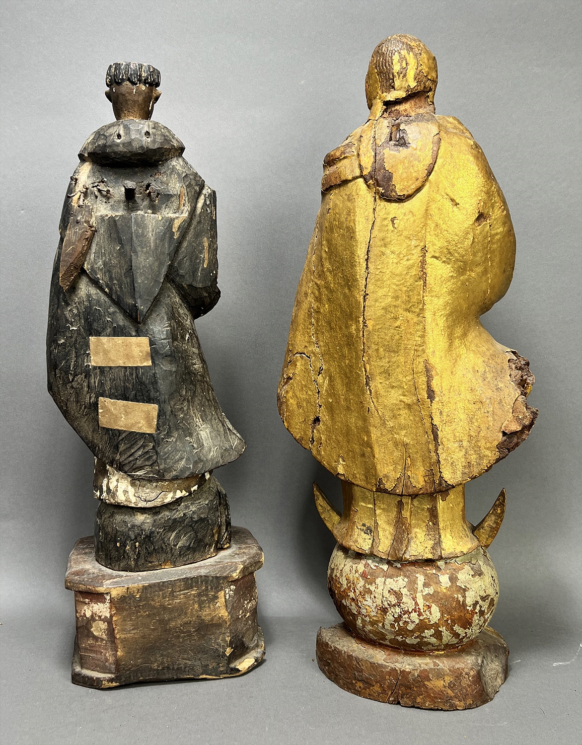 Spanish Colonial School, 17th Century | Virgin Mary standing on an orb ...