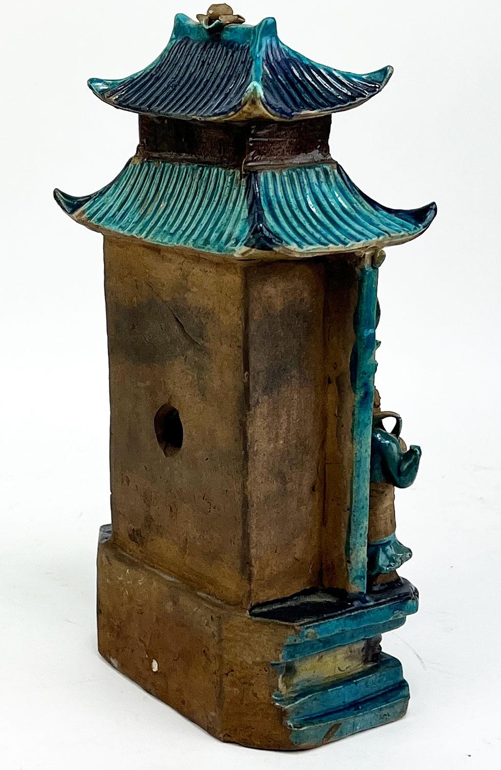Chinese School, 18th Century | turquoise glazed pagoda with enshrined ...