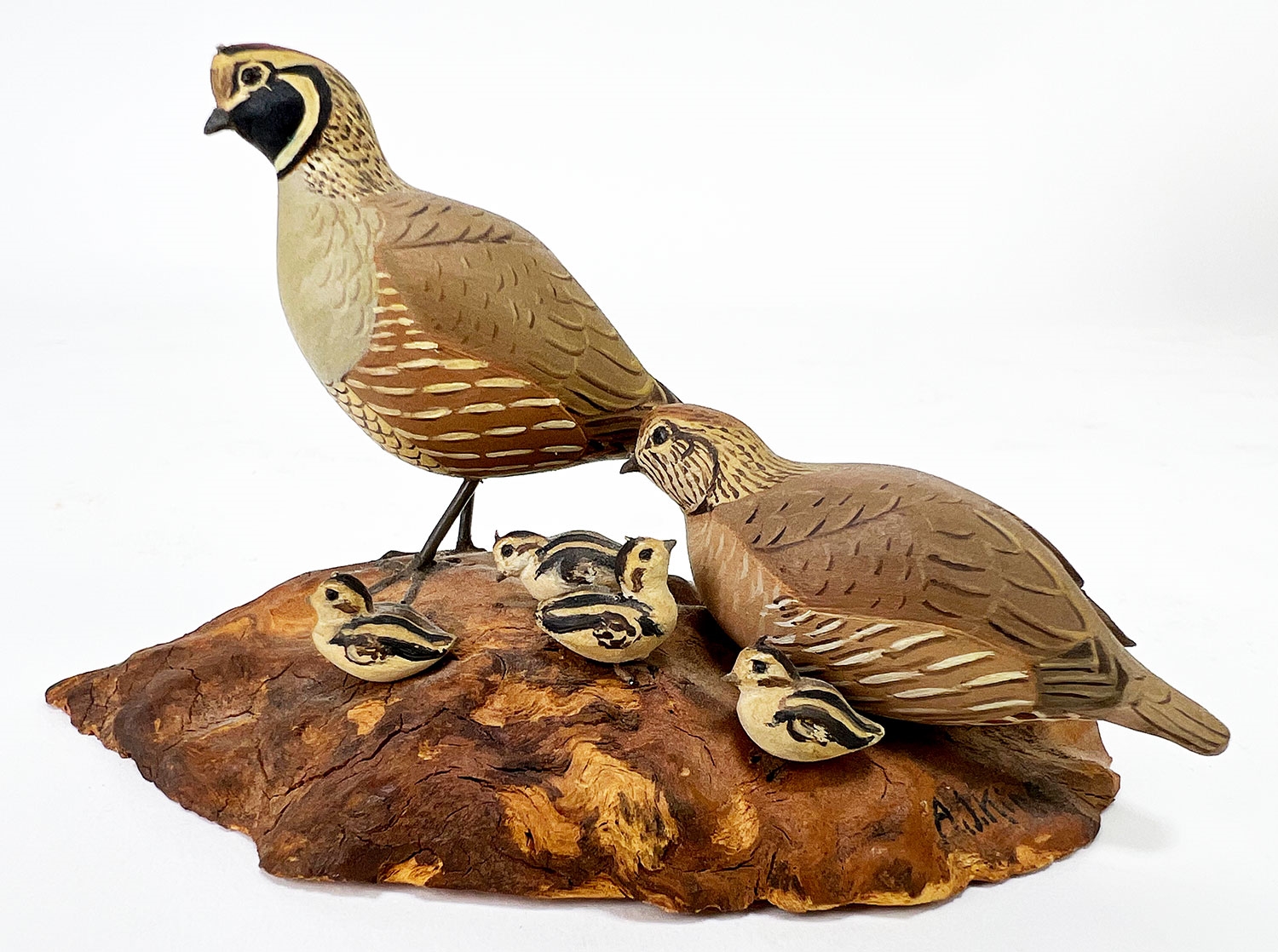 Allen King | MINIATURE GROUSE FAMILY | MutualArt