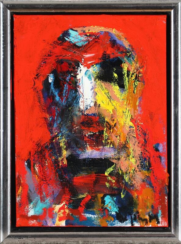 Johnny Madsen | Composition with figure | MutualArt