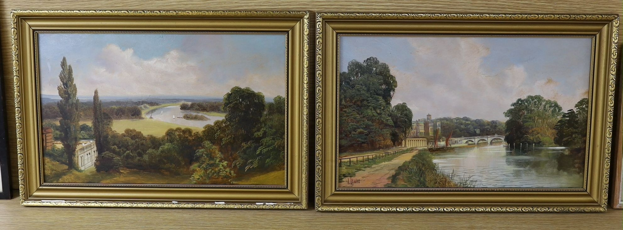J. Lewis | The River Thames at Richmond | MutualArt