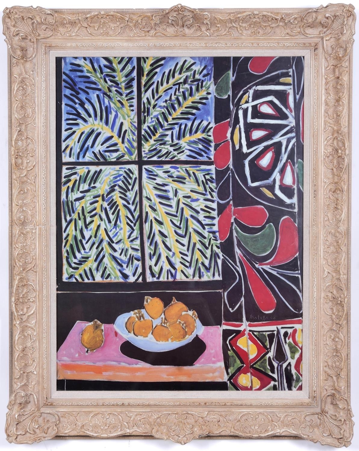 Henri Matisse | The Egyptian Curtain, Quadrichrome | MutualArt