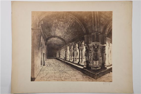 Édouard-Denis Baldus | Cloître de Saint Trophime, Arles, (1851) | MutualArt