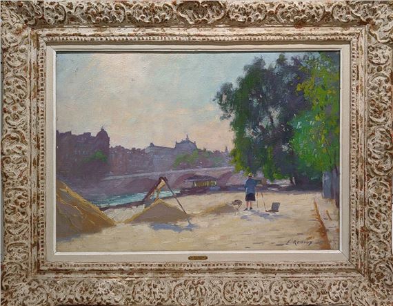 Jules Ernest Renoux | 'Le pont Royal et la Gare d'Orsay' | MutualArt