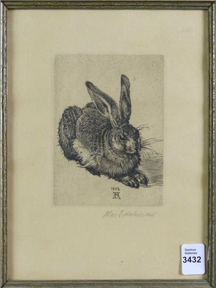 Albrecht Dürer | ALBRECHT DURER PRINT (1502) | MutualArt