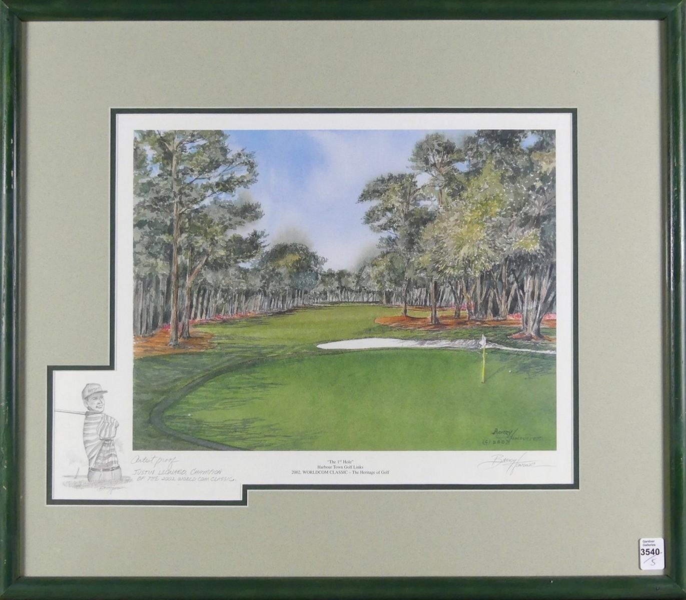 Barry Horowitz | FIVE GOLF PRINTS | MutualArt