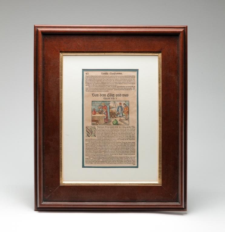 David Kandel | GERMAN ILLUMINATED WOODCUT ENGRAVING. | MutualArt