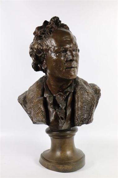 Jean-Antoine Houdon | Buste de Christophe-Willibald Glück. | MutualArt