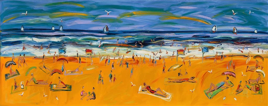 Nada Herman | Beach Scene | MutualArt