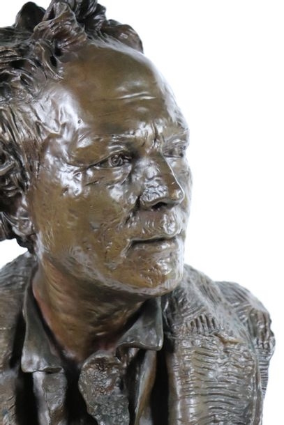 Jean-Antoine Houdon | Buste de Christophe-Willibald Glück. | MutualArt