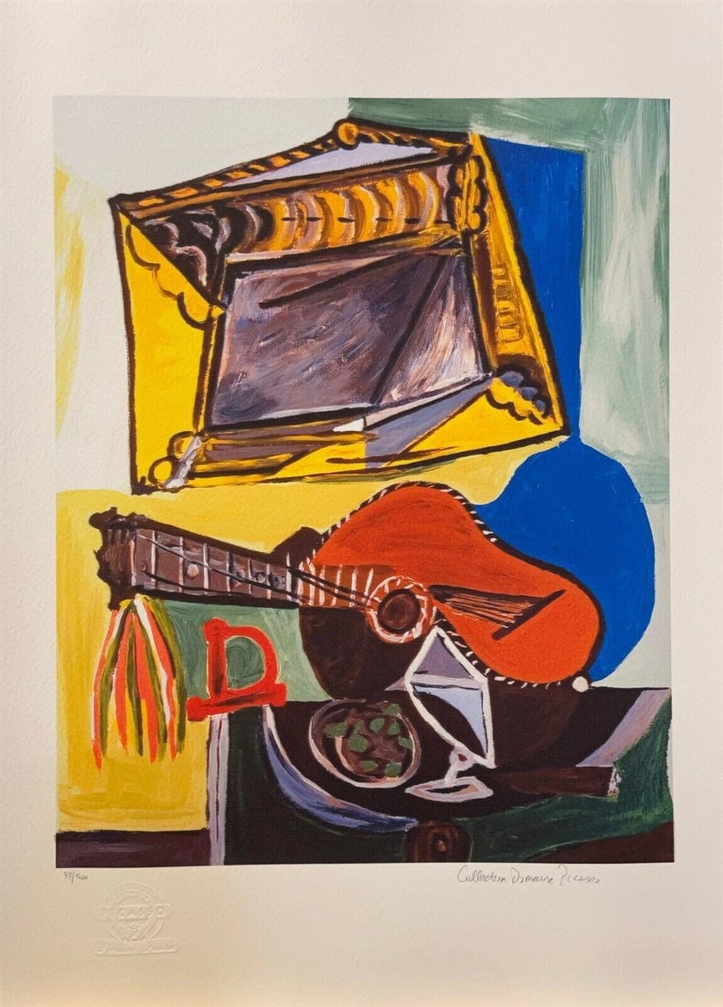 Pablo Picasso | Still Life With Guitar | MutualArt