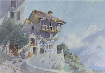 Henry Richard Beadon Donne | Alpine village | MutualArt