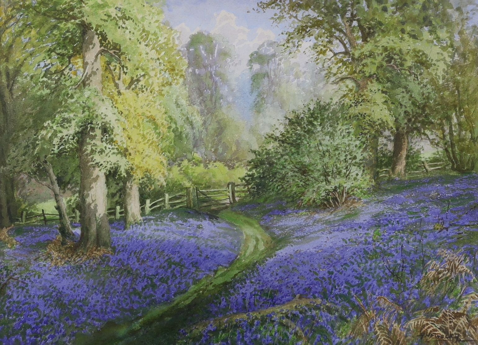 Albert H. Findley | Bluebell Woods | MutualArt