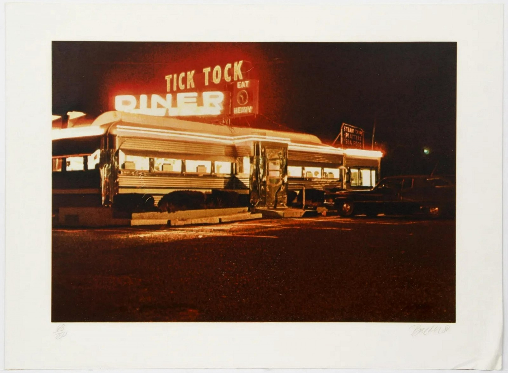 John Baeder | John Baeder - Tick Tok Diner | MutualArt