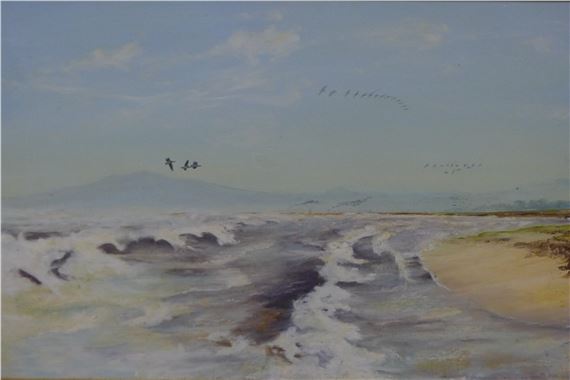 Jane E. Hare | Wild Geese in Flight | MutualArt