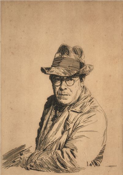 Joseph Simpson | Man in an Old Hat | MutualArt
