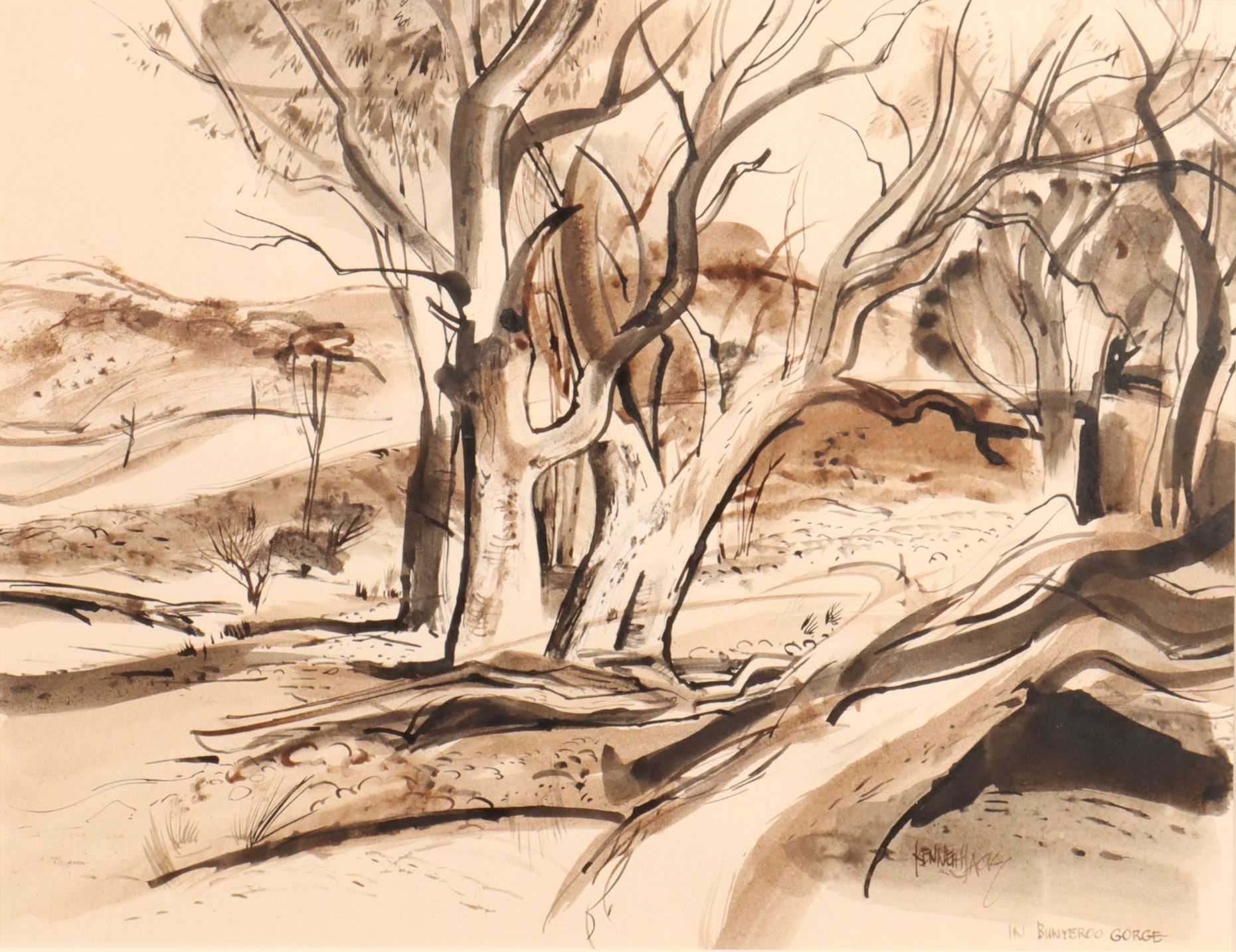 Kenneth Jack | In Bunyeroo Gorge | MutualArt