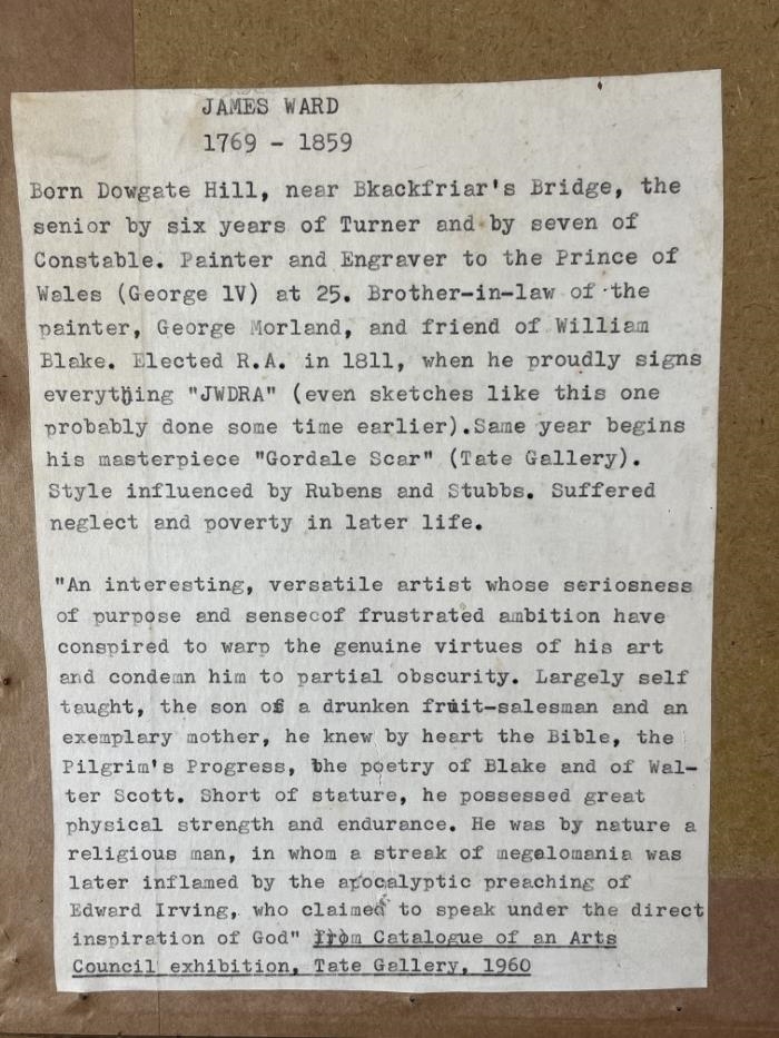 James Ward | 1859) pencil sketch of sheep | MutualArt