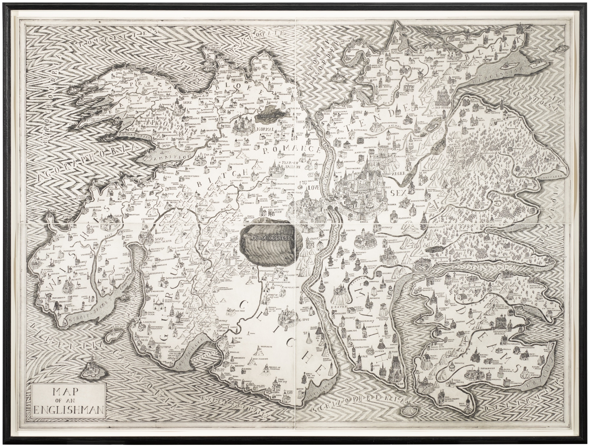 Grayson Perry | Map of an Englishman (2004) | MutualArt