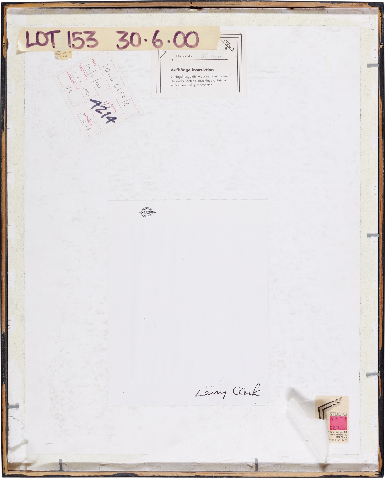 Larry Clark | Billy Mann (from Tulsa) | MutualArt