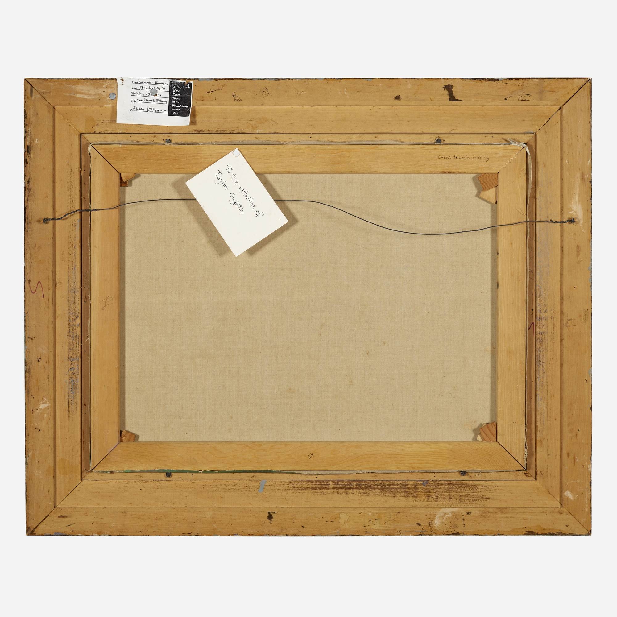 Alexander Farnham | Canal Towards Evening | MutualArt