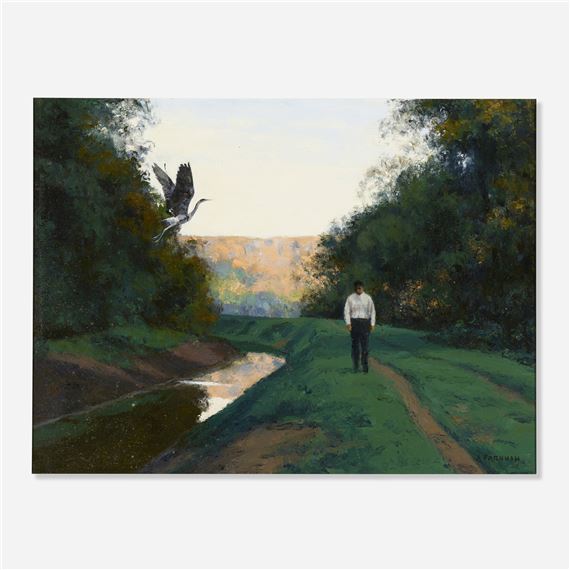 Alexander Farnham | Canal Towards Evening | MutualArt