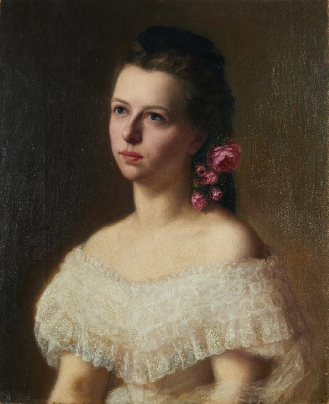 Federico de Madrazo y Kuntz | portrait of a pretty young lady with ...