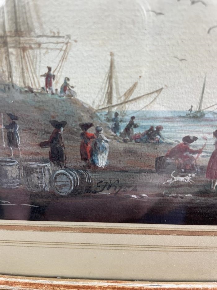 Claude-Joseph Vernet | watercolour and bodycolour - A Dutch Man-o'-War ...