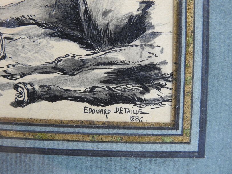 Édouard Jean Baptiste Detaille | Charge of the African chasseurs at ...