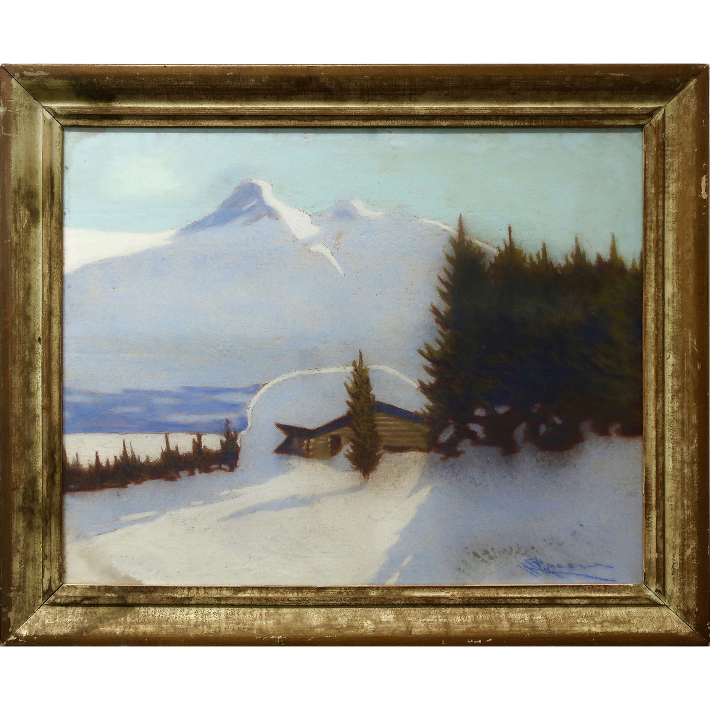 Halfred A. Tygesen | SNOW CAPPED CABIN | MutualArt