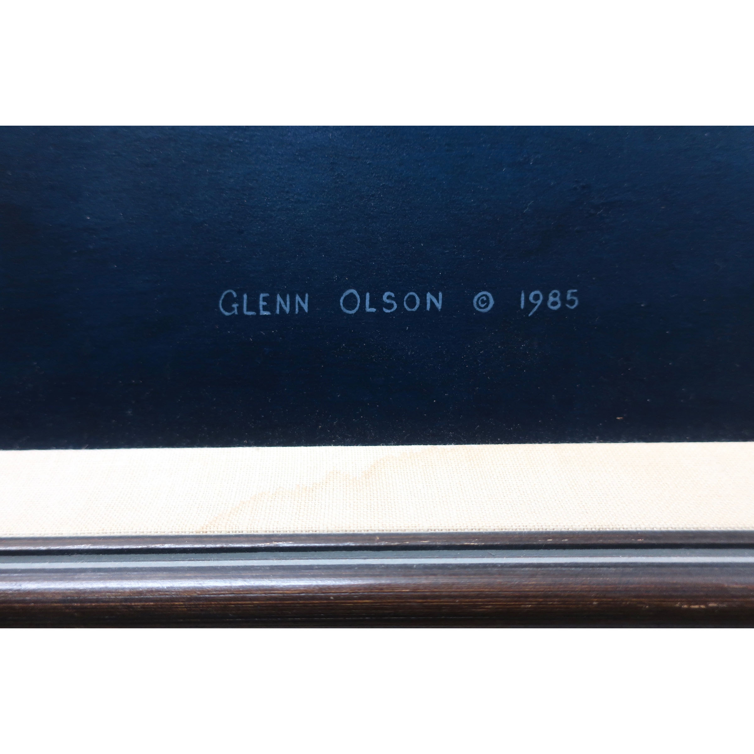 Glenn Olson | UNTITLED (BLUE WHALE WITH CALF) (1985) | MutualArt